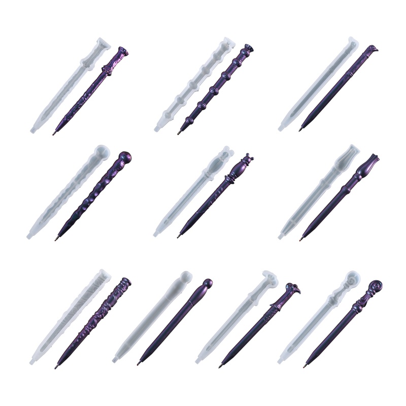 SIY Wand Shape Silicone Resin Mold for Making Ballpoint Pen for DIY ...