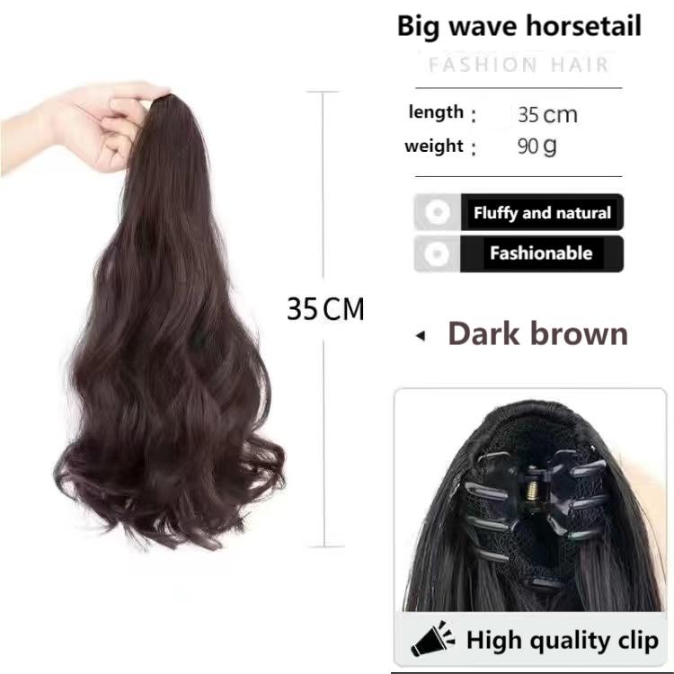 Ponytail Extensions Wigs Long Curly Hair Extensions Pony Tail Hairpiece ...