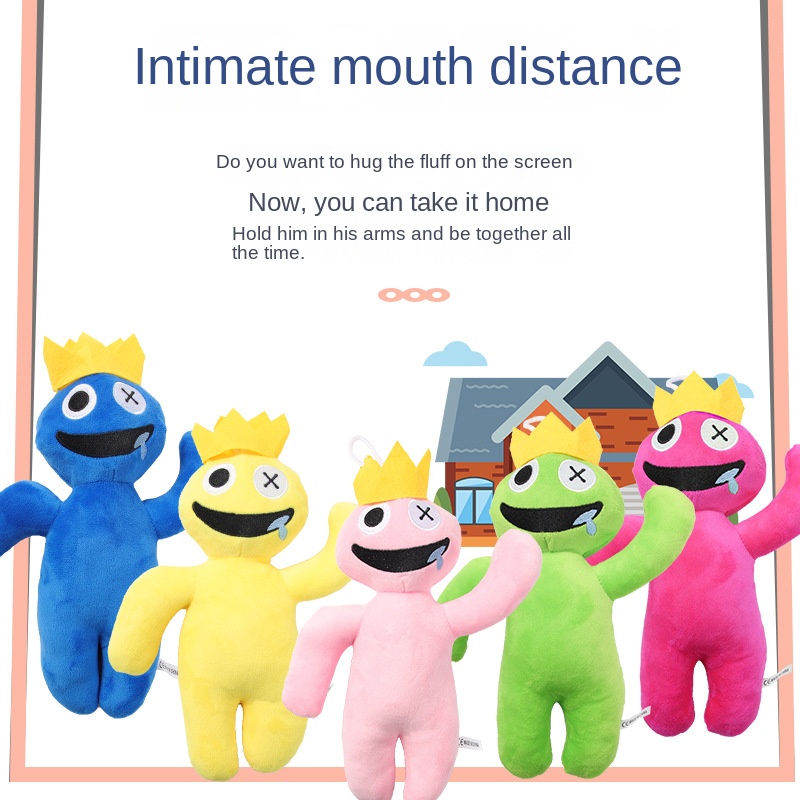 Rainbow Partners Rainbow Friends Doll Cross-border Plush Toy Rainbow ...