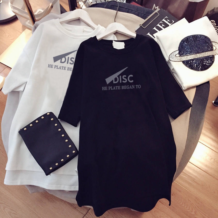 M-5XL 100kg Fat MM Couple Wear oversize University T Medium Long Version T-Shirt Women Sports ...