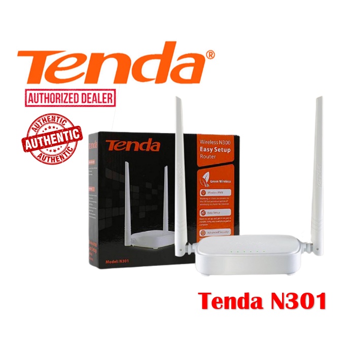 TENDA N301 Router Wireless N301 Easy Setup Router (English Firmware ...