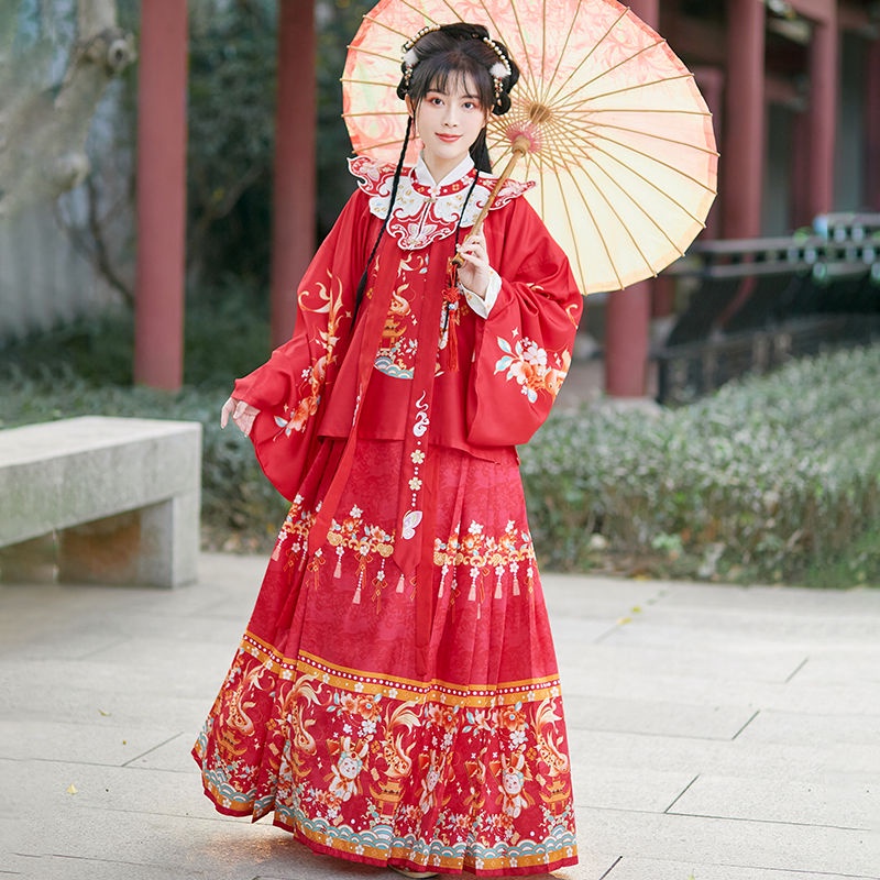 Ming Dynasty Hanfu [Futu] Hanfu Women's Costume Style Horse Face Skirt ...