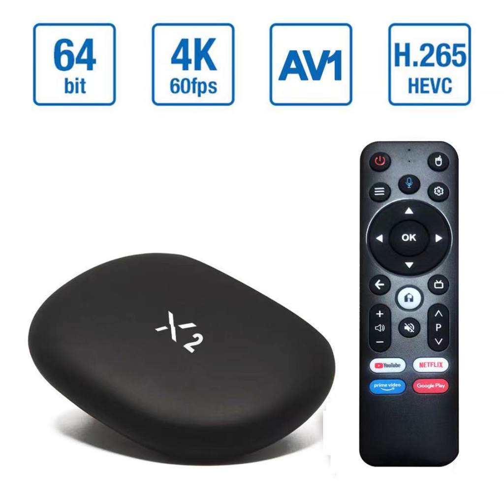 Android TV Box 11.0 2GB 16GB Smart TV Box Netflix Amlogic S905Y4 Media ...