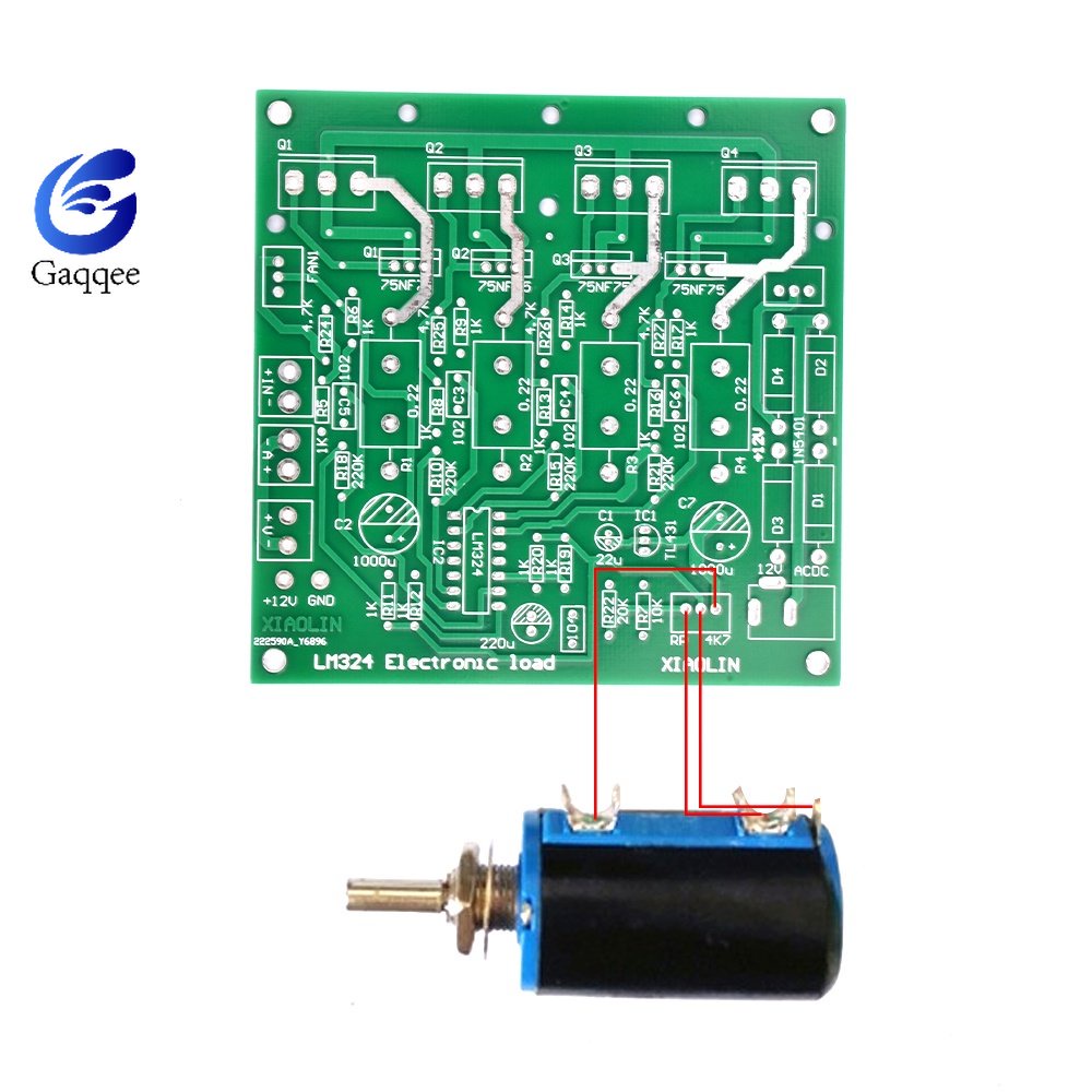 GAQQEE Electronic Load Test Board Kit Constant Current Discharge 15V ...