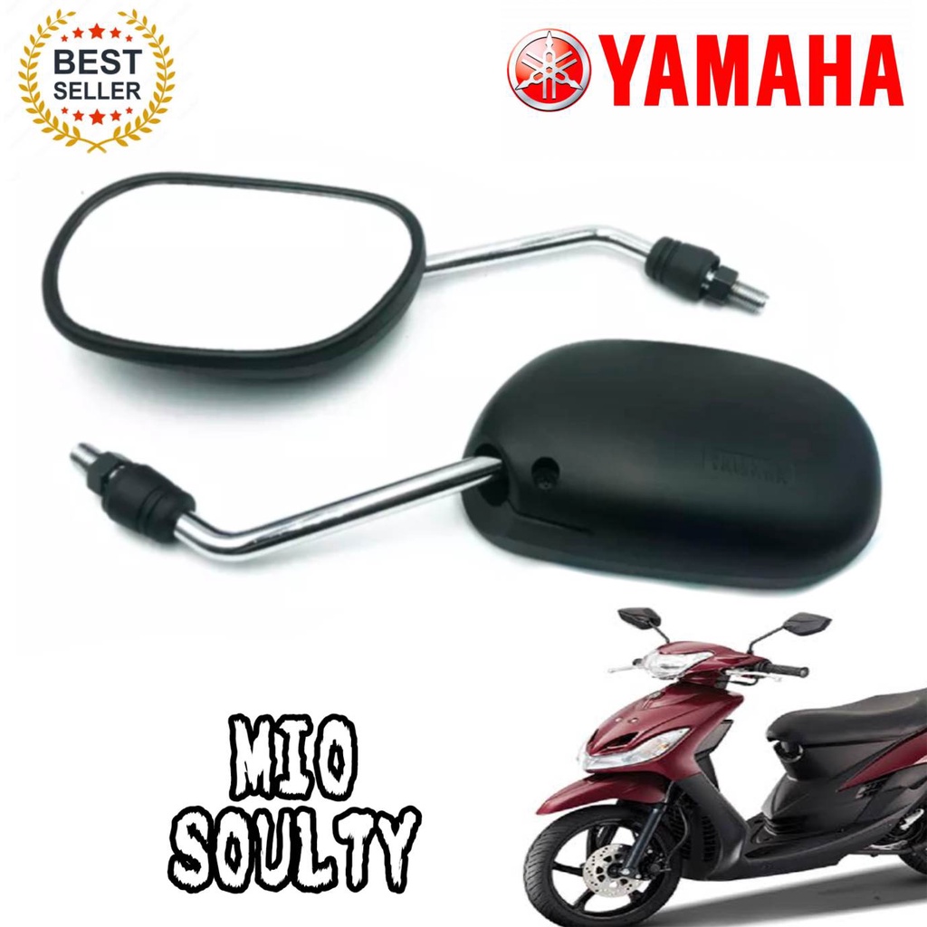 YAMAHA MIO SOULTY- Motorcycle Side Mirror Chrome Stem | Stock genuine ...