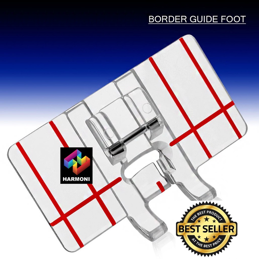 MESIN Shoes Border Guide Foot ZigZag Sewing Machine Embroidery Edge ...