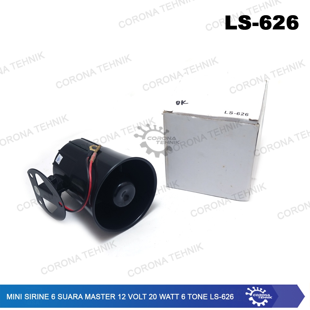 Mini Siren 6 Sounds MASTER 12 Volt 20 Watt 6 Tone | Shopee Philippines