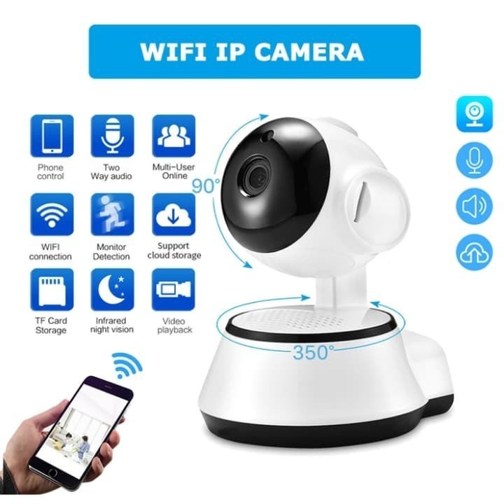 Ip Camera Wifi CCTV V380 HD960P Q6 Wireless IP Camera APP Control CCTV ...