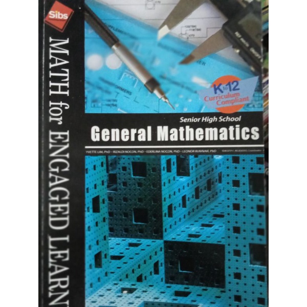 general math(math for engaged learning) | Shopee Philippines