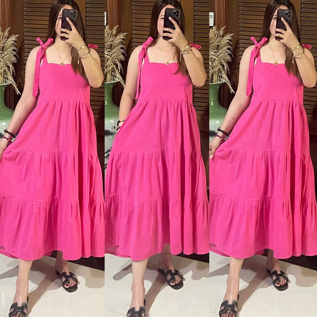 WOMEN CASUAL SELFTIE MAXI DRESS FREESIZE | Shopee Philippines WOMEN CASUAL SELFTIE MAXI DRESS FREESIZE | Shopee Philippines
