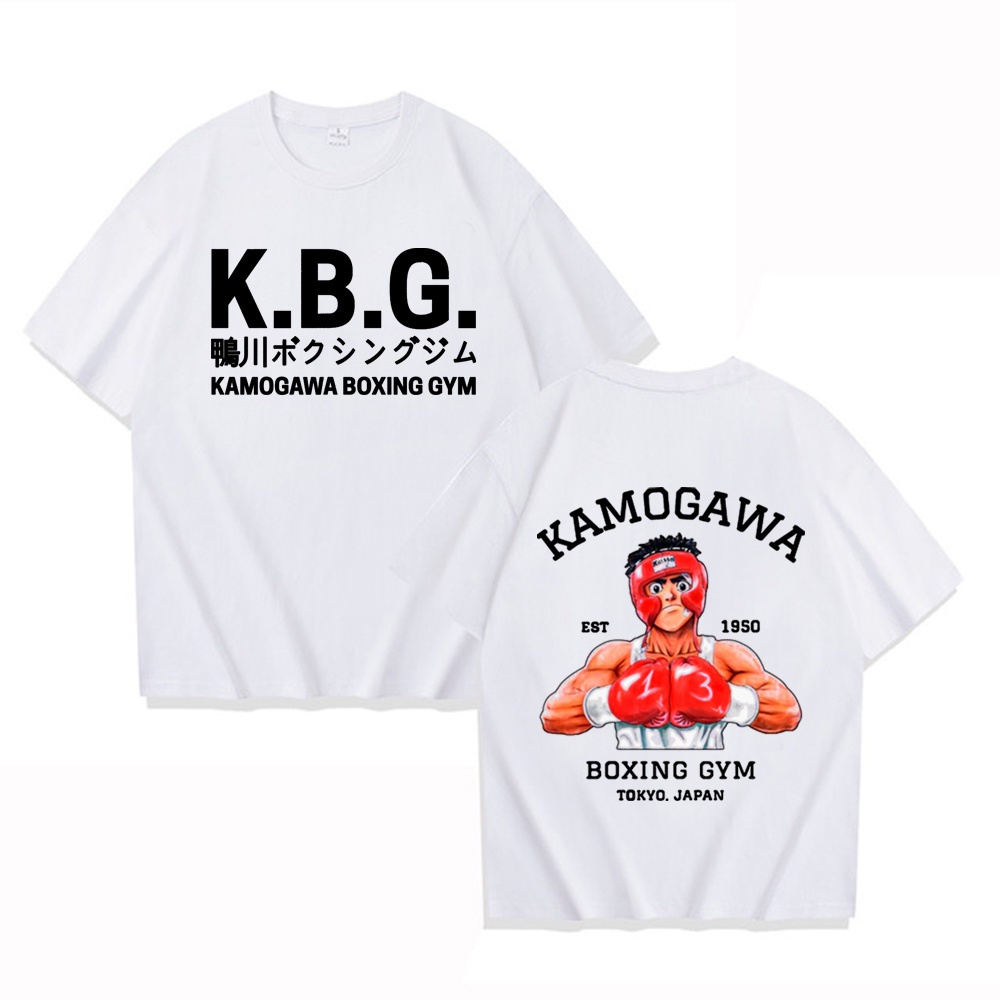 Hajime No Ippo Kamogawa Boxing Gym Pure Cotton EU size top funny summer ...