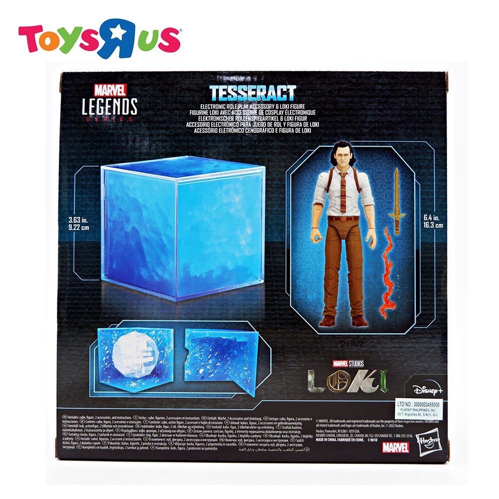 Marvel Legend Series Tesseract Electronic Role Play Accessory and Loki ...