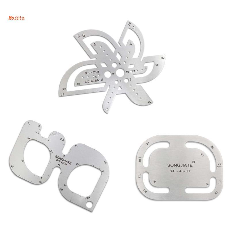 Mojito Leather Cutting Tool Corner Cutters Circle Ruler Metal Drawing ...