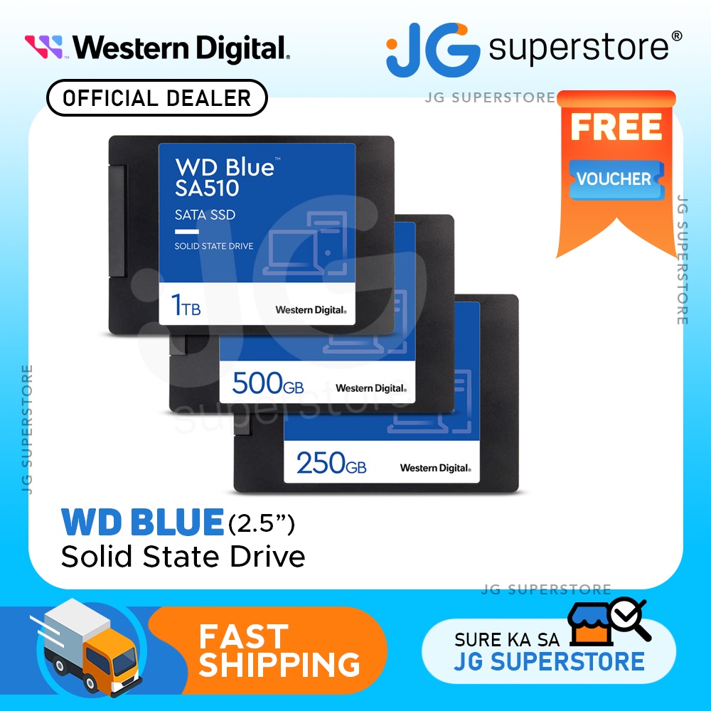 [CLEARANCE] Western Digital WD Blue 2.5" SATA III SSD Solid State Drive ...