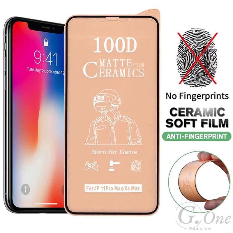 Ceramic Glossy / Matte Full Screen Protector For iPhone 11 13 12 14 Pro ...