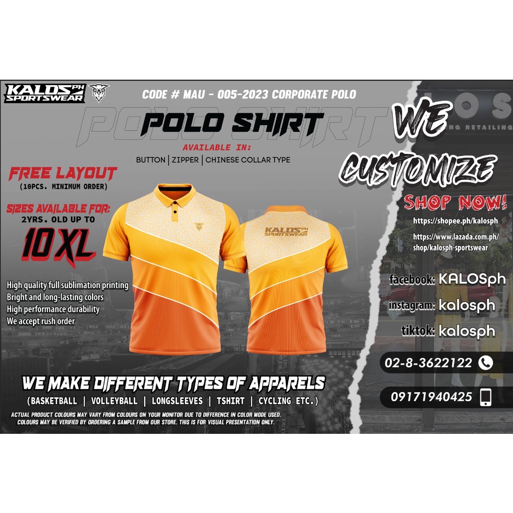 CUSTOMIZE POLO SHIRT NEW CONCEPT DESIGN | Shopee Philippines
