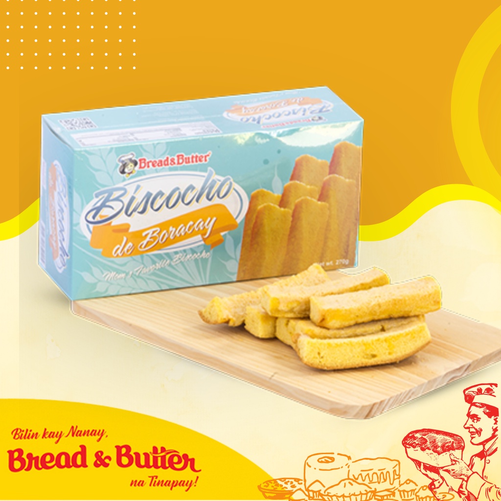Bread & Butter - Biscocho De Boracay 270g | Shopee Philippines