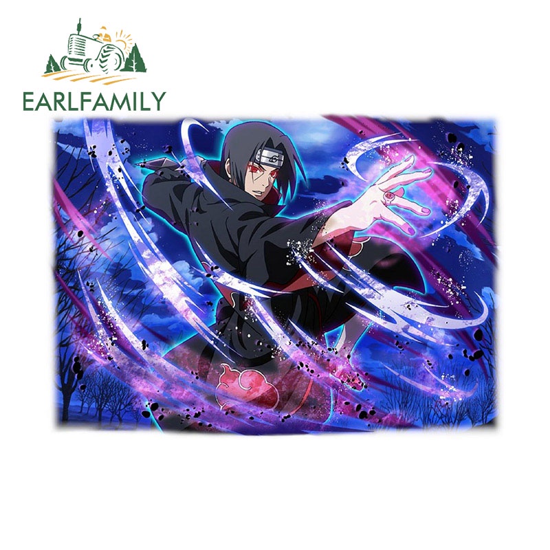 EARLFAMILY 13cm x 9.3cm for Itachi Naruto Japanese Anime Sunscreen ...