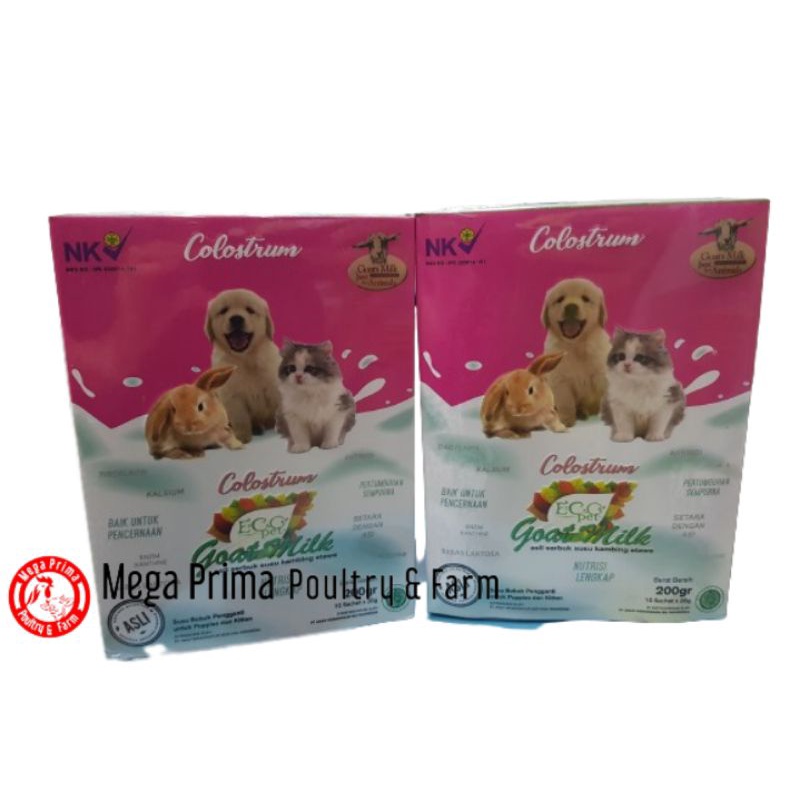 Dog, Cat And Rabbit MILK ECO MILK GOAT COLOSTRUM 200gr Contains 10 ...