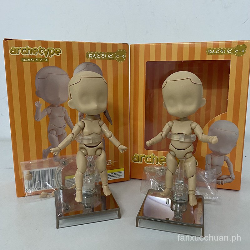 Anime Nendoroid BODY KUN BODY CHAN Cute Doll Ferrite Joint Movable Boy ...