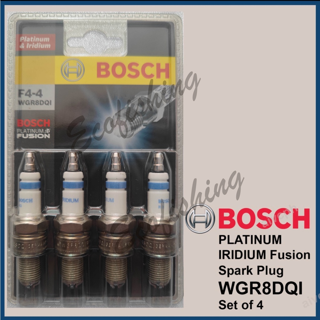 Bosch WGR8DQI Spark Plug Platinum Iridium Fusion (Cross BPR5ES BPR5EGP W8DC) | Shopee Philippines