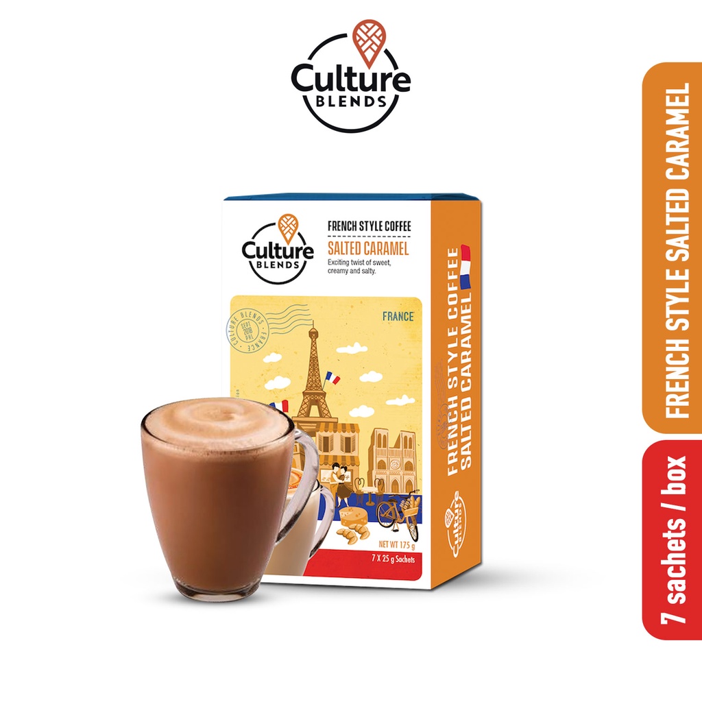 CULTURE BLENDS Salted Caramel Coffee 25g x 7 sachets | Shopee Philippines