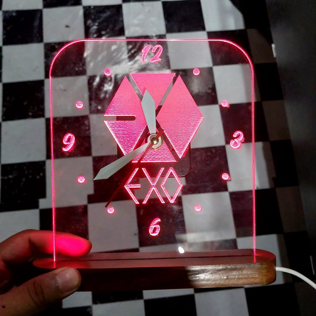 Led light acrylic EXO KPOP Logo | Shopee Philippines
