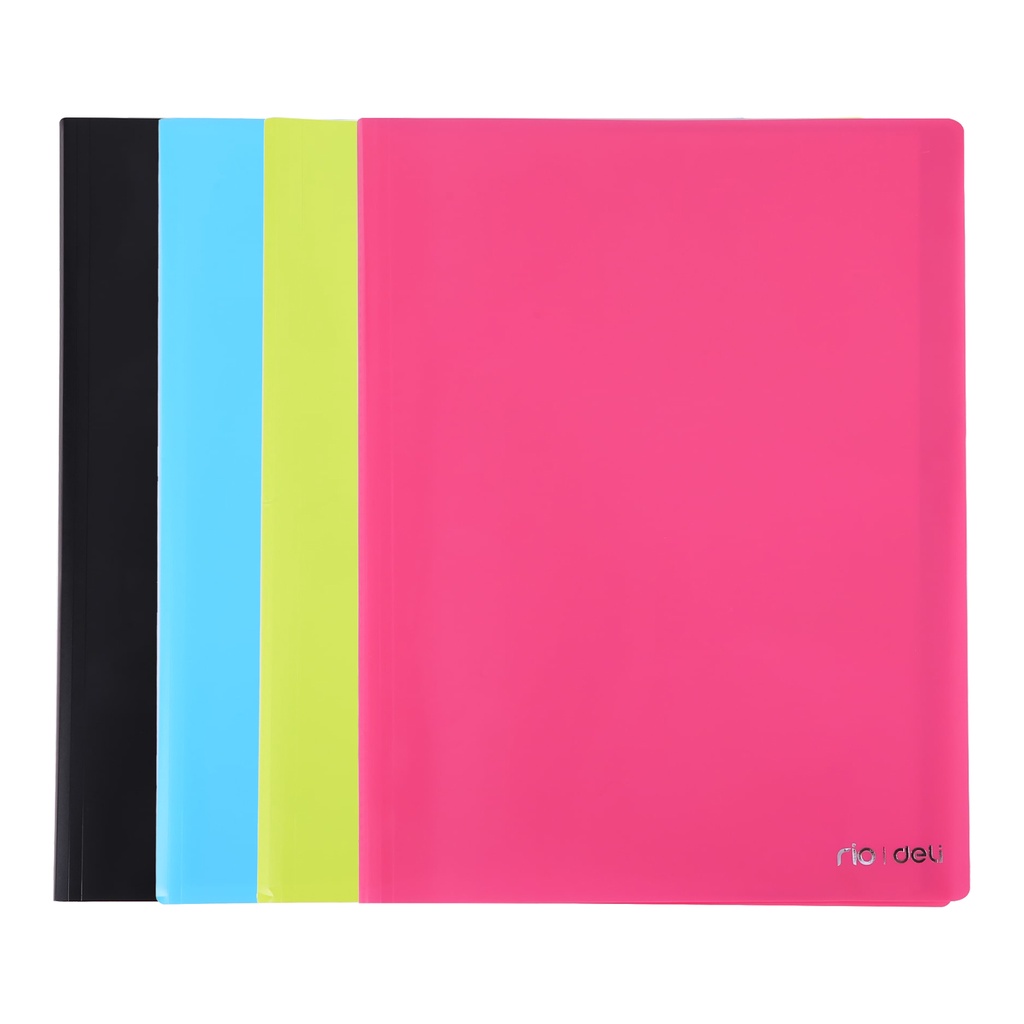 Deli B00302 File Organizer - A4 Rio Display Book 30 Pockets (1PC ...
