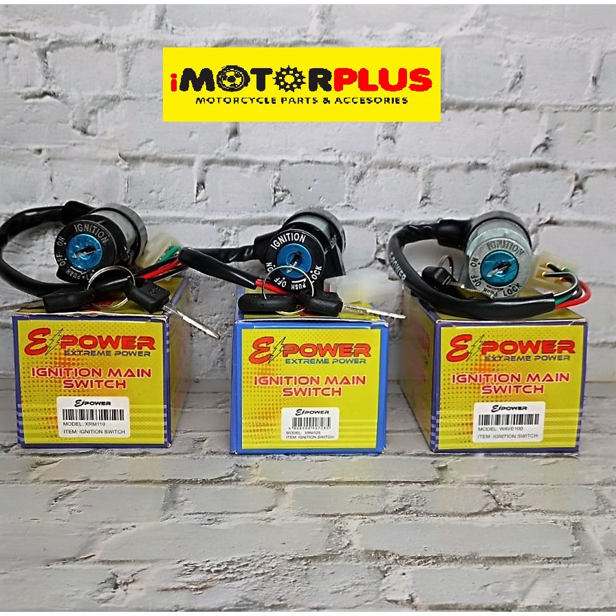 E-Power Ignition Switch Wave 100 / XRM 110 / XRM 125 | Shopee Philippines