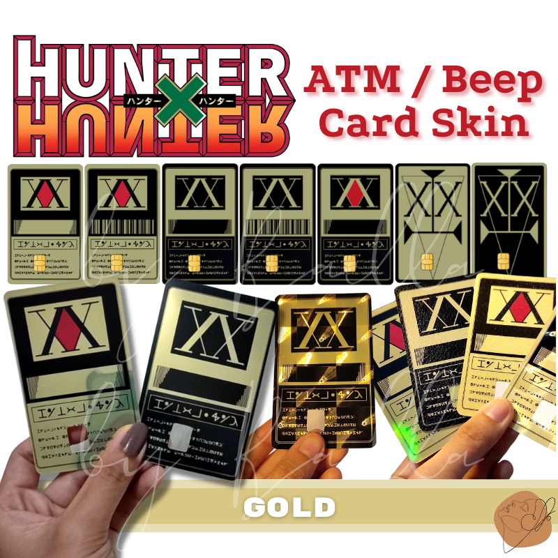 Gold Hunter License ATM / Debit / Credit / Beep Card Skin ...