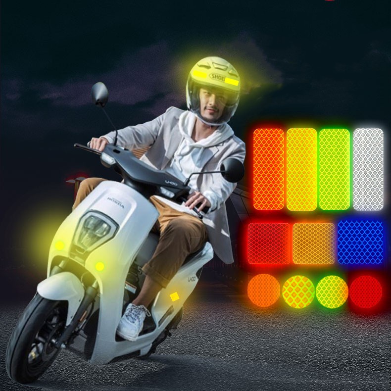 Warning Reflective Stickers Safety Reflective Stickers Night Visibility ...