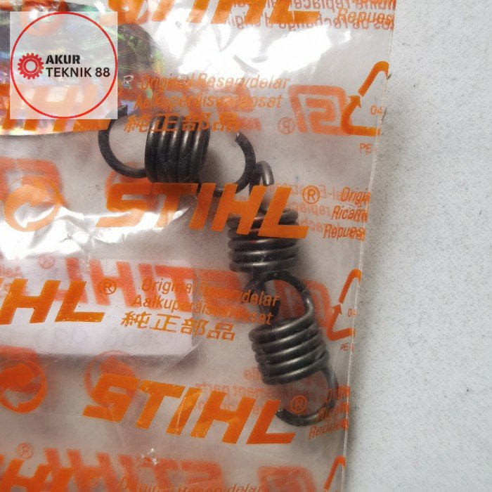 Tension spring per lining senso STIHL MS 038 381 STIHL ORIGINAL 3 PCS ...