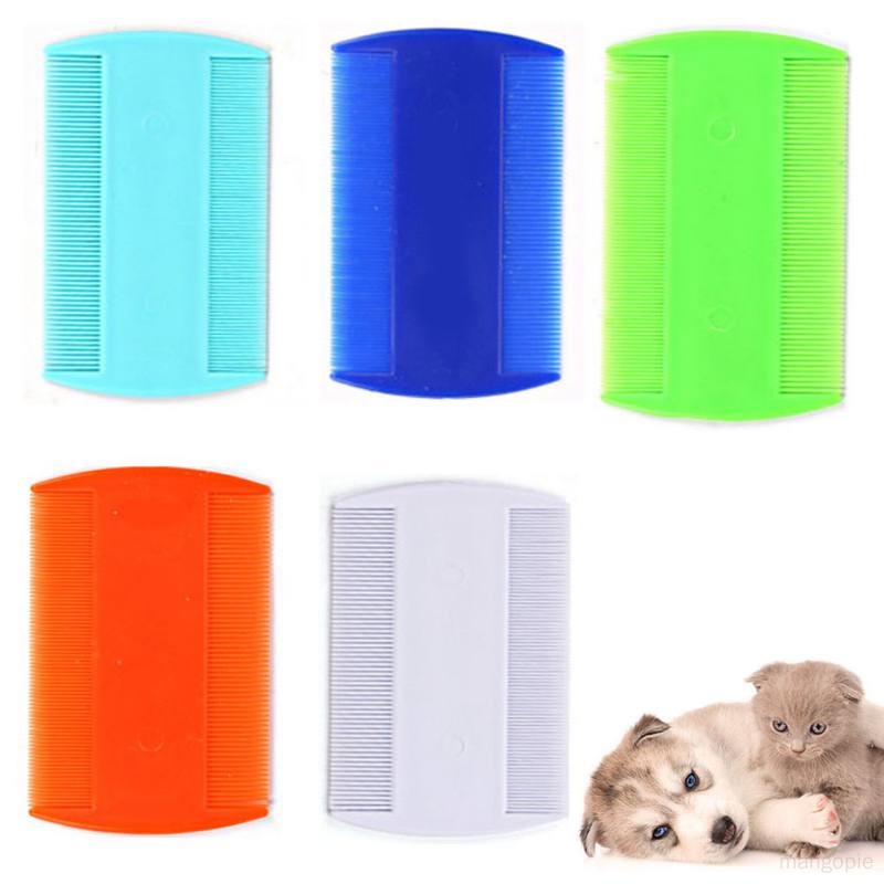 Double Sided Flea Lice Pet Plastic Combs Cats Dogs Grooming Combs for ...