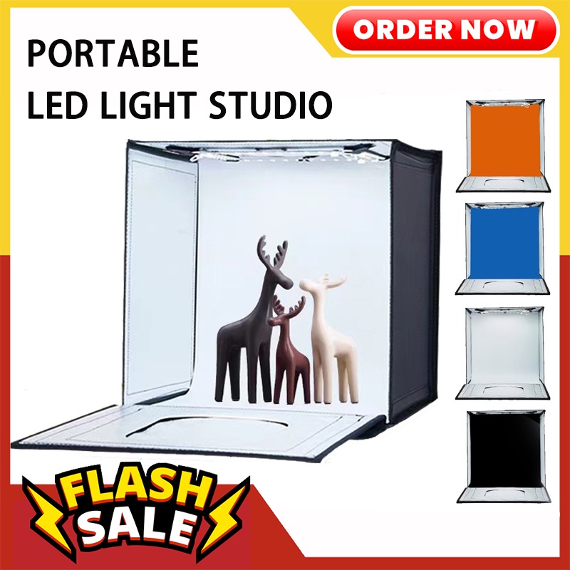 【COD】Folding LED Portable Light Box Photo Studio Light Box Shooting ...
