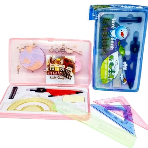 FUNandSMART Protractor and Rulers Set with Casing | Shopee Philippines
