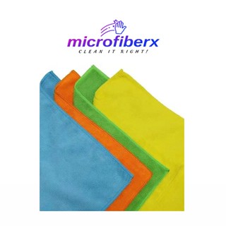 350GSM - 30x30cm Microfiber Knitted edge multi-purpose cleaning towel ...