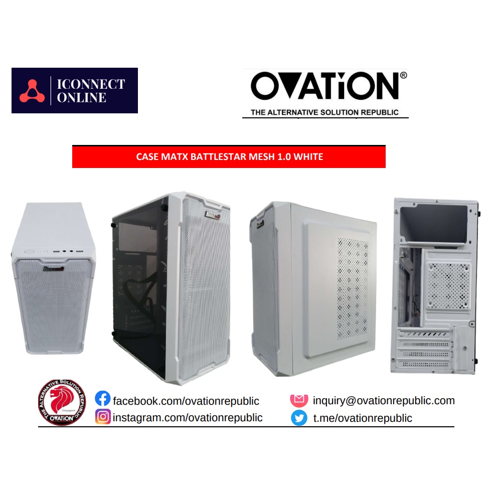 DESKTOP GAMING CASE OVATION BATTLESTAR | Shopee Philippines