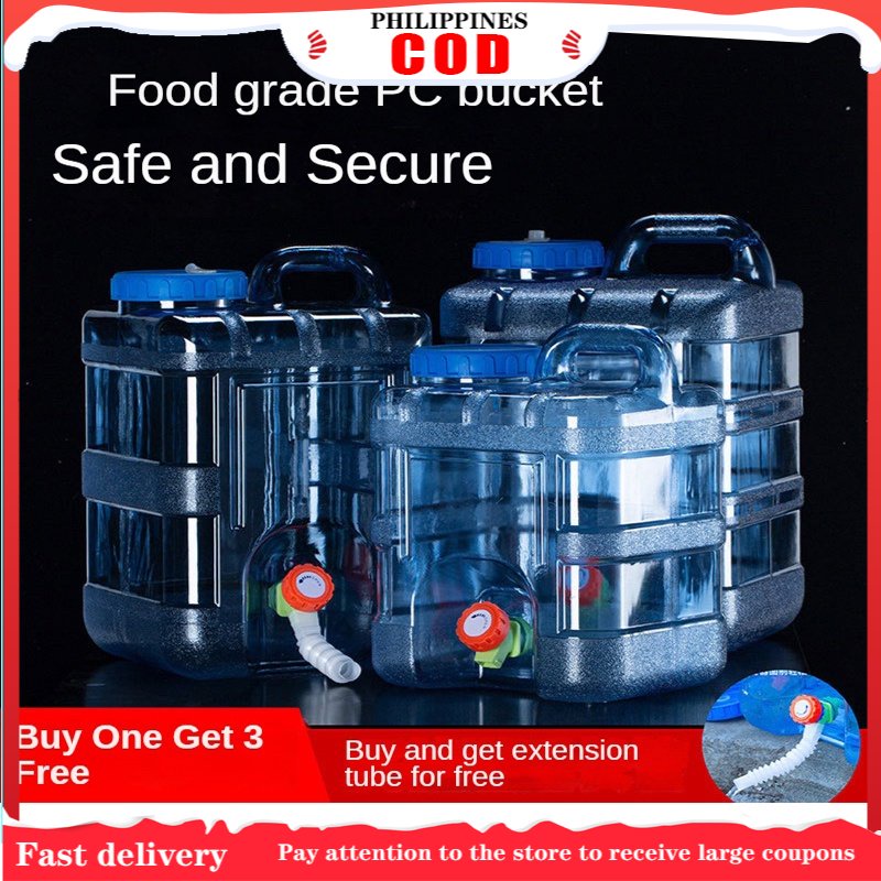 [COD&Spot] 20L/10L/5L bucket household storage bucket Pure water bucket ...