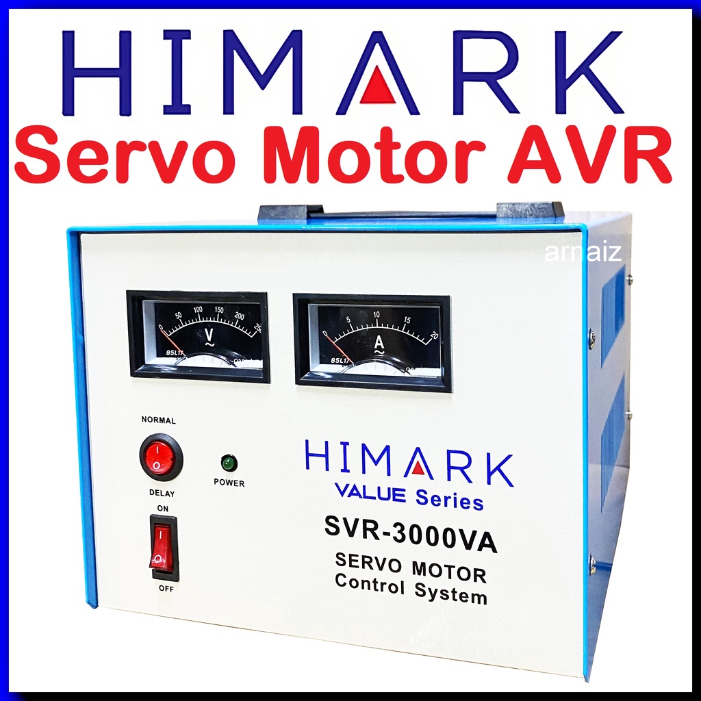Himark 3000W AVR Automatic Voltage Regulator 3000VA Servo Motor Type 3KVA AVR Time Delay Power ...