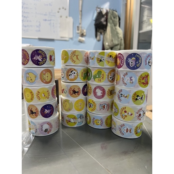 Reward stickers roll (500 stickers/1 roll). | Shopee Philippines