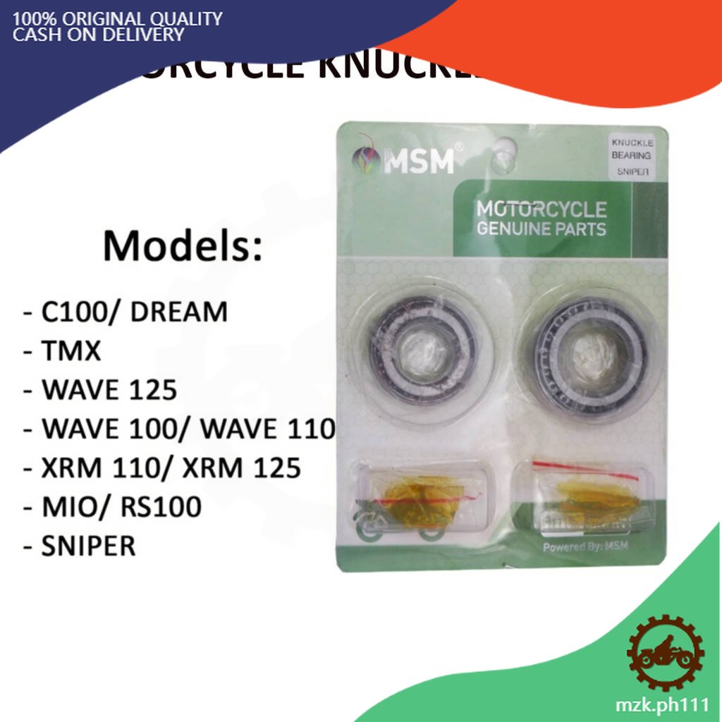 KNUCKLE BEARING MOTORCYCLE C100/DREAM, TMX, WAVE 125, WAVE 100/110, MIO ...