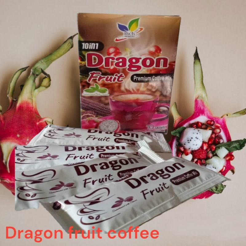 Dragon fruit coffe Herbalcoffee (10sachet in Box) | Shopee Philippines