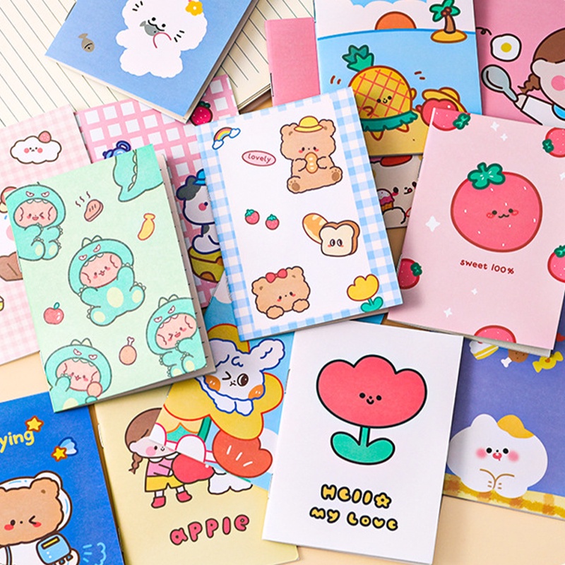 Student notepad Portable diary stationery cute Notepad notebook Office ...