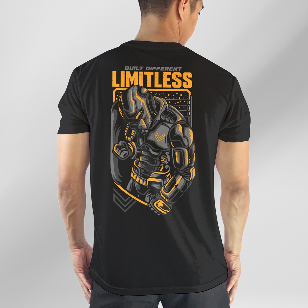 Limitless [BUILT DIFFERENT] Street Series Graphic T-Shirt Everyday ...