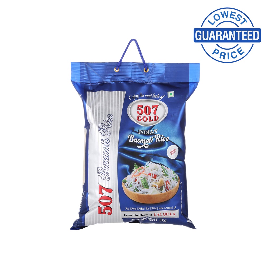 507 Gold Indian Basmati Rice (5kg) unbelievable fragrance and rich ...