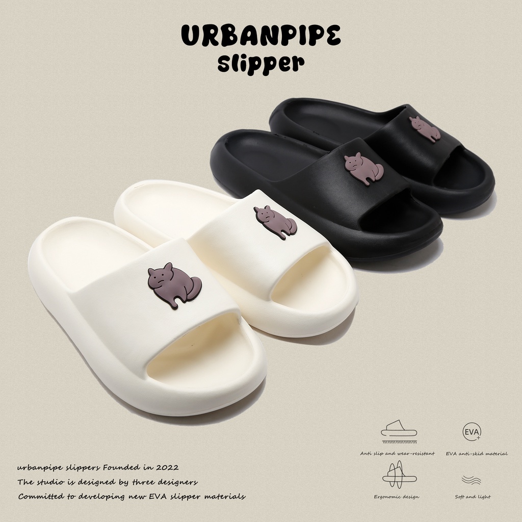 URBANPIPE Indoor Slippers For Men Thick Bottom Non-Slip Unisex Outdoor ...