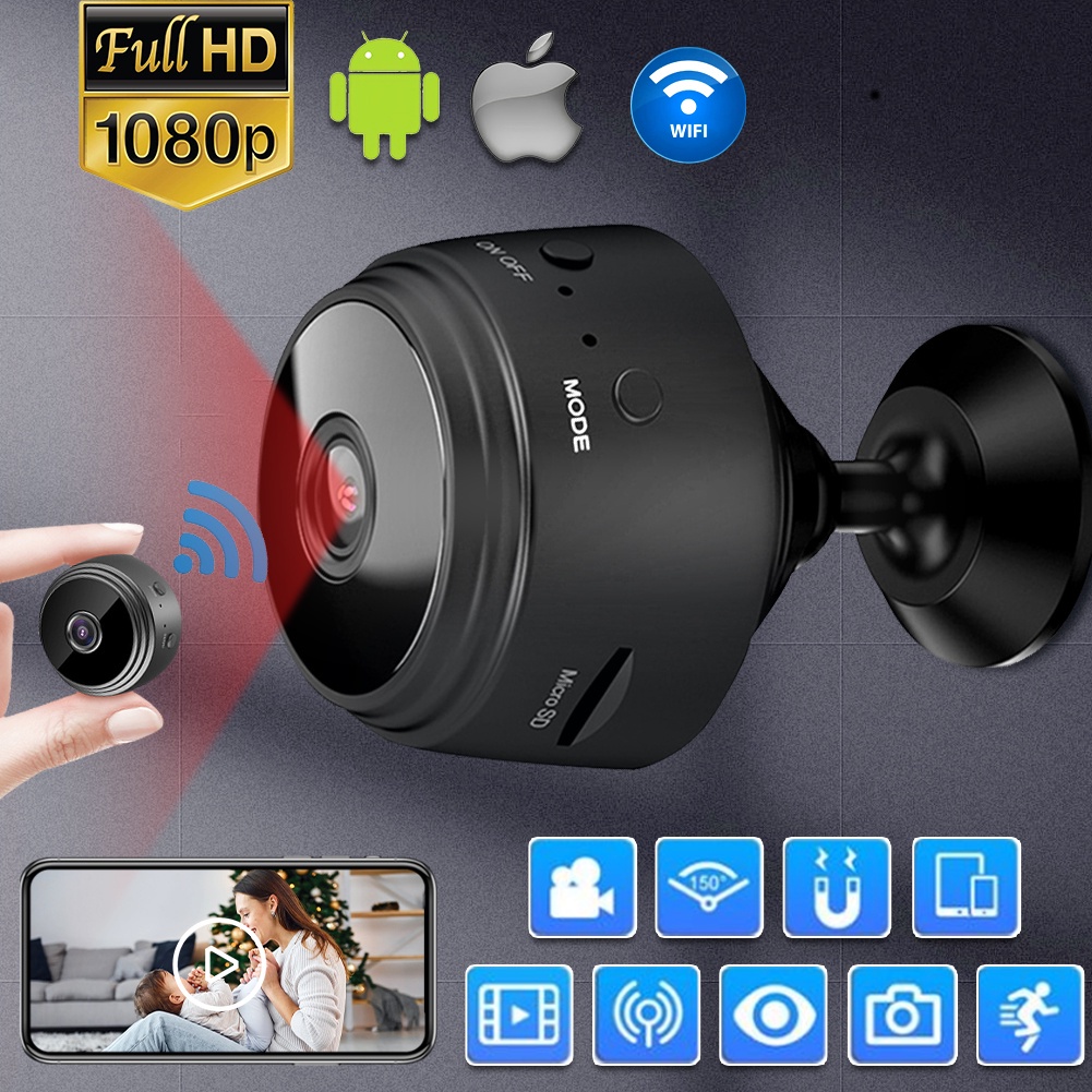 A9 Mini Camera 1080P HD CCTV Camera Webcam Wifi Wireless Surveillance ...