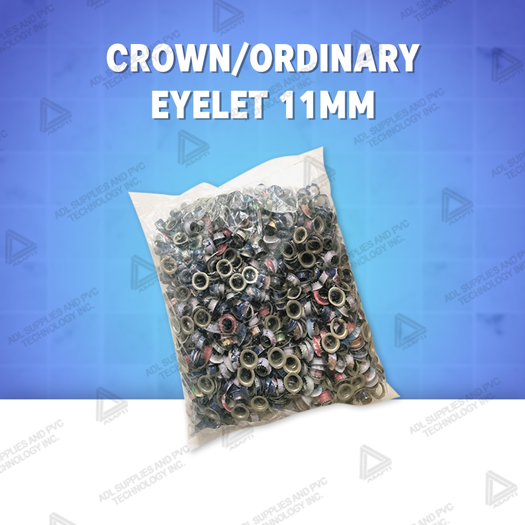 BLACK PUNCHER AND ORDINARY CROWN 11MM #EYELET #TARPAULIN EYELET ...