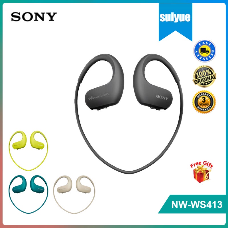 Sony NW-WS413 Walkman Sports Waterproof Dustproof Digital Music Player ...