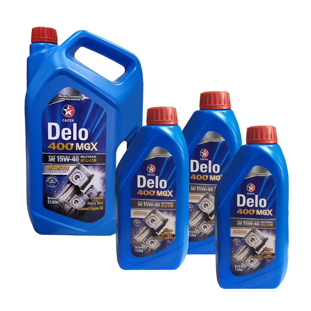 Caltex Delo® 400 MGX Multigrade SAE 15W-40 High Speed Engine Oil 8 ...